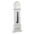 ACME Noralie Wood Frame Grandfather Clock with LED in Mirrored and Faux ...