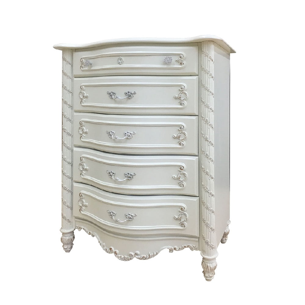 ACME Pearl Chest, Pearl White Finish - Walmart.com