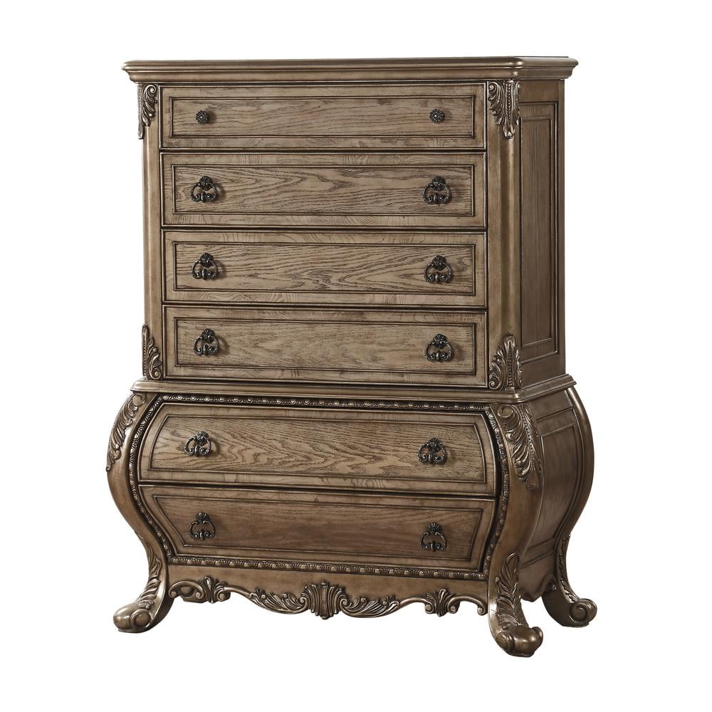Acme Furniture Ragenardus Chest, Vintage Oak (26316) - Walmart.com