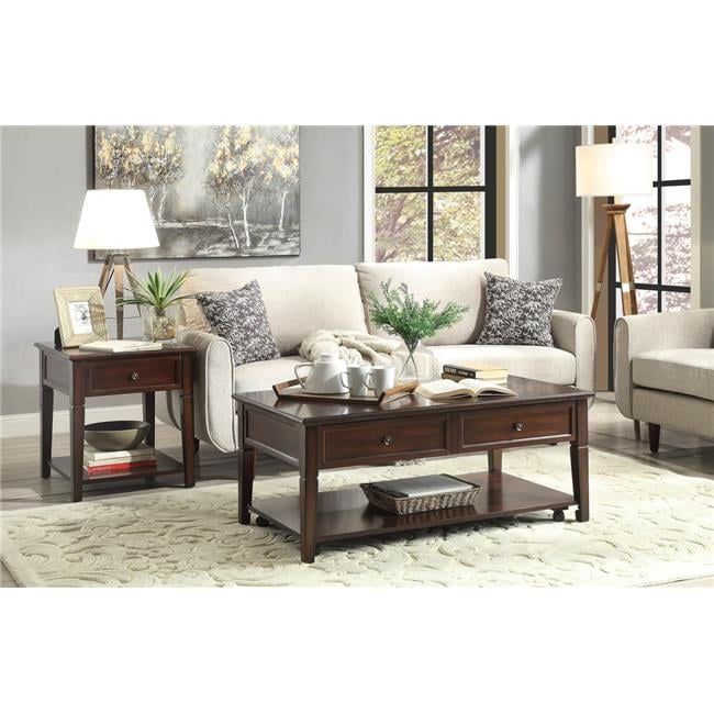 ACME Rectangular Malachi Coffee Table with Lift Top - Walnut - 20 x 48 ...