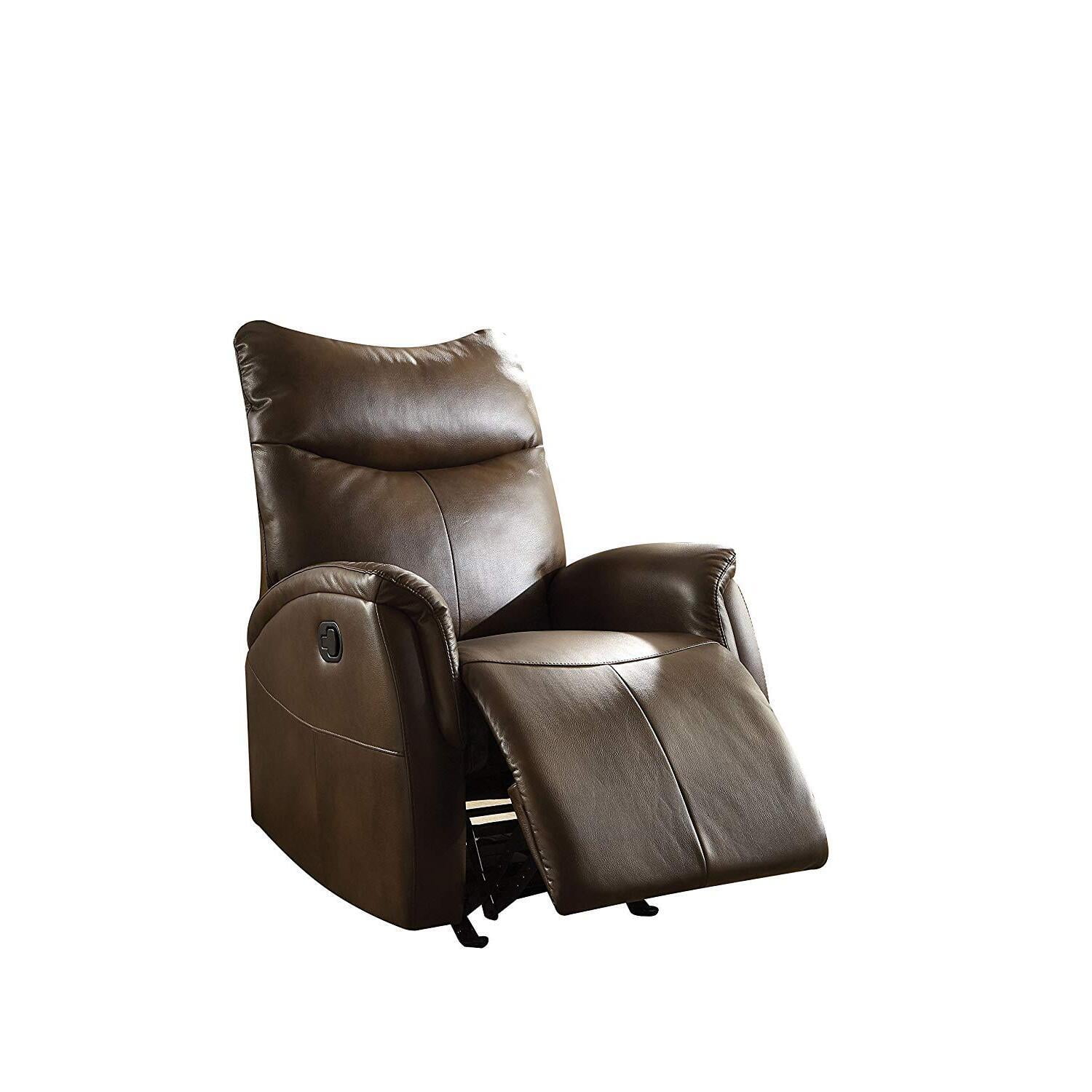 Acme Rocker Recliner in Brown Finish 59436 - Walmart.com