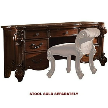 Bowery Hill Vanity Desk in Cherry Oak - Walmart.com