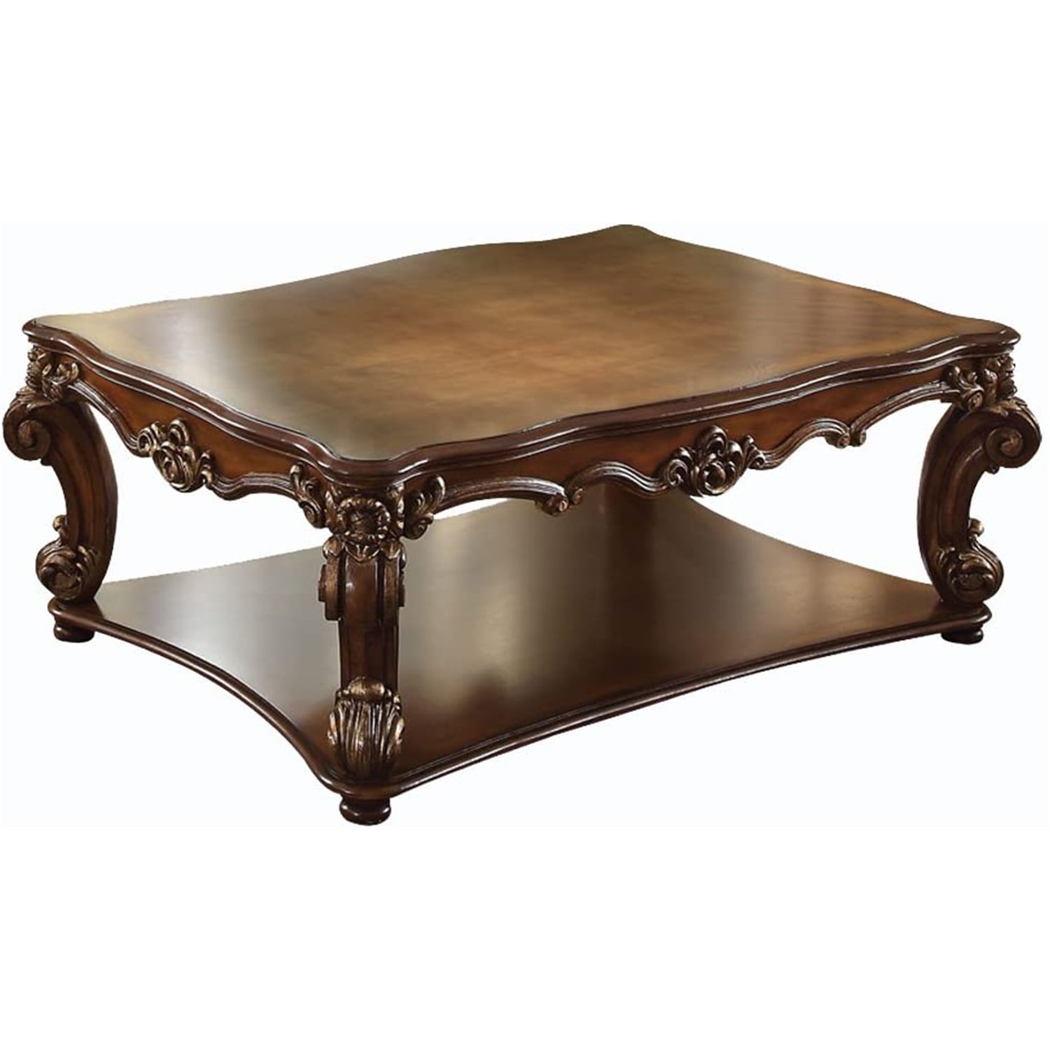 ACME Vendome Coffee Table (Rectangular), Cherry - Walmart.com