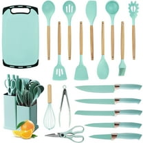 Mad Hungry 4-Piece Silicone Spurtle Set - Spatula, Scoop, Mixing Spoons ...