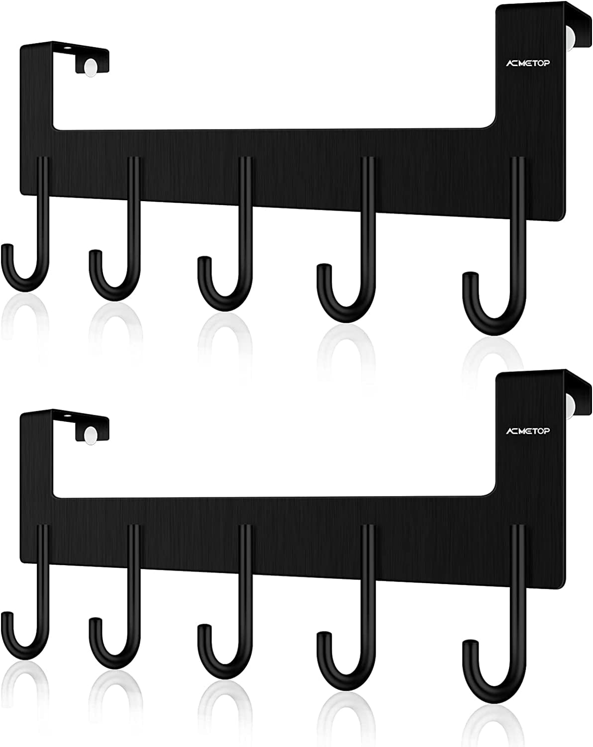 ACMETOP Over The Door Hooks, Over The Door Hanger, Heavy Duty Aluminum ...