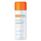 AcneFree Oil Free Acne Cream Cleanser 2.5% Benzoyl Peroxide Treatment ...