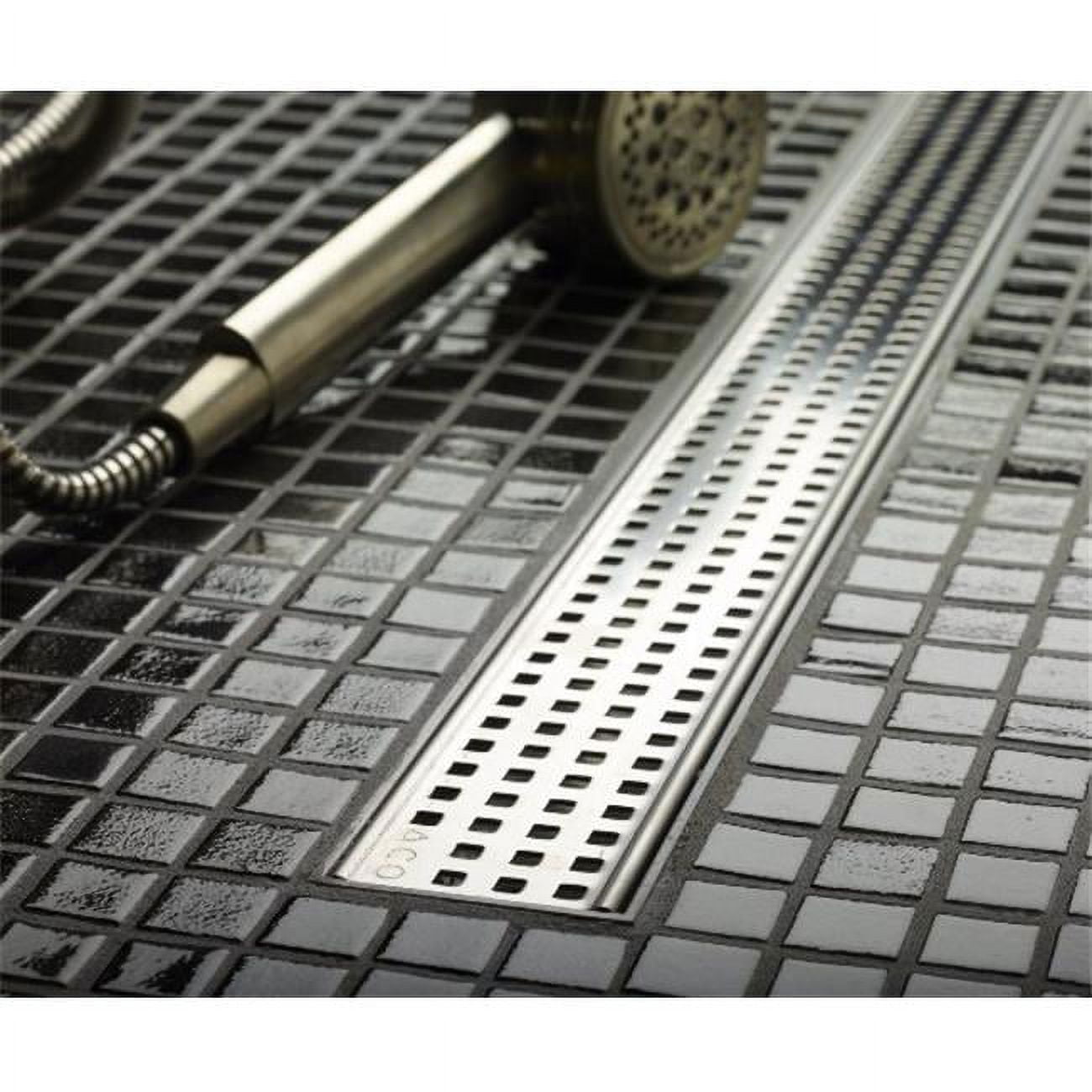 ACO ShowerDrain Plus 48'' Linear ShowerDrain - Square - Walmart.com