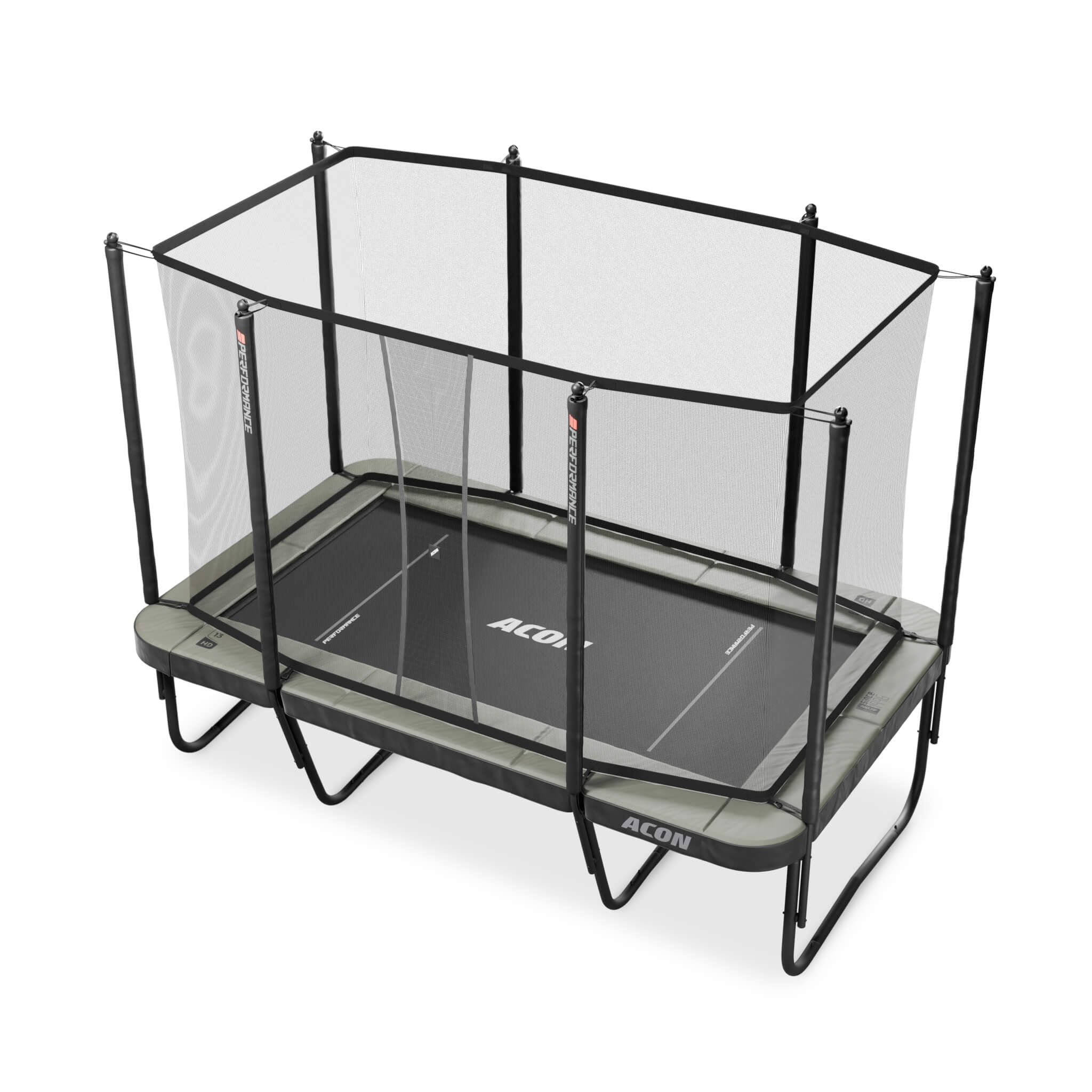 ACON 13 HD PRO Rectangular Trampoline with Net and Ladder - Walmart.com