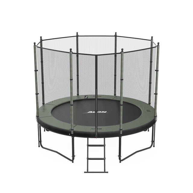 ACON Air 10ft Round Trampoline with Safety Enclosure and Ladder ...