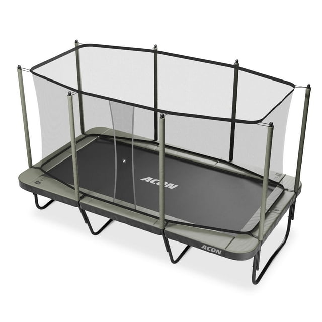 ACON Air 16 Sport HD Full Size Rectangle Trampoline Set with Enclosure ...