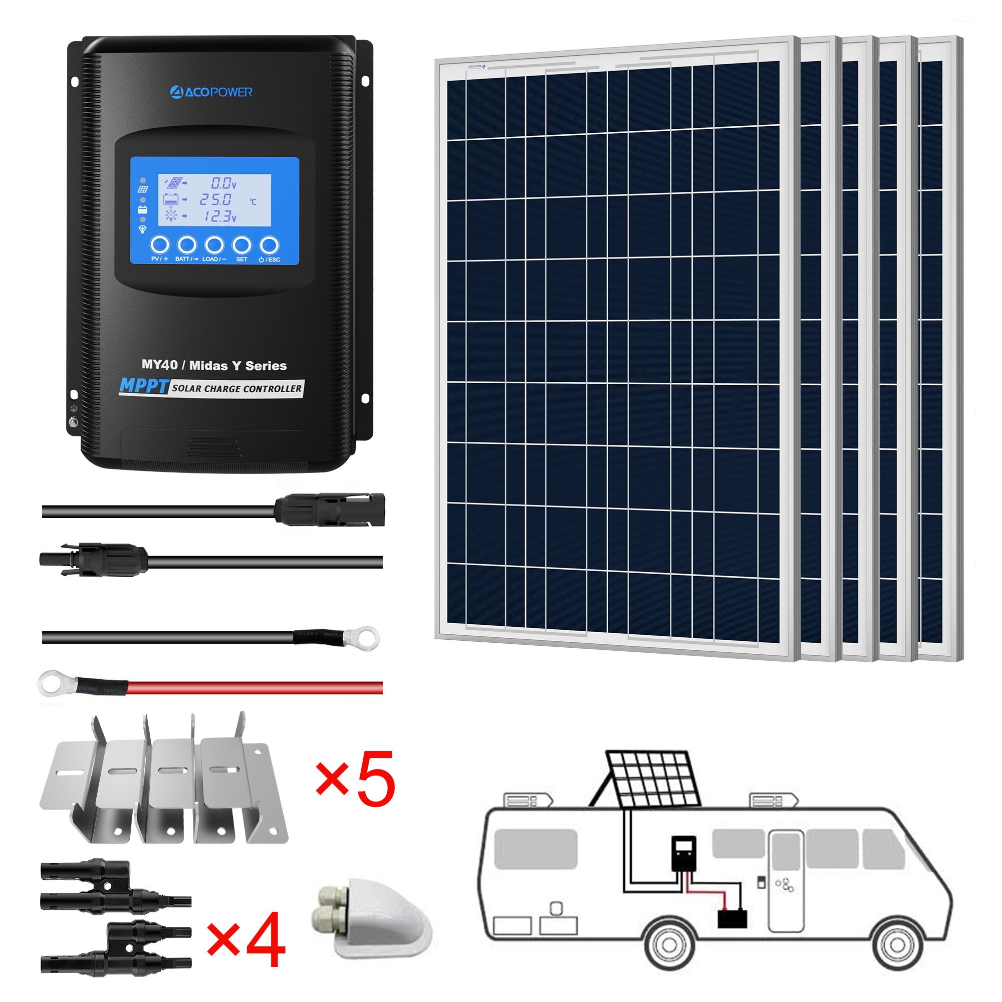 ACOPower Solar Power 50 Amp MPPT Charge Controller - Walmart.com