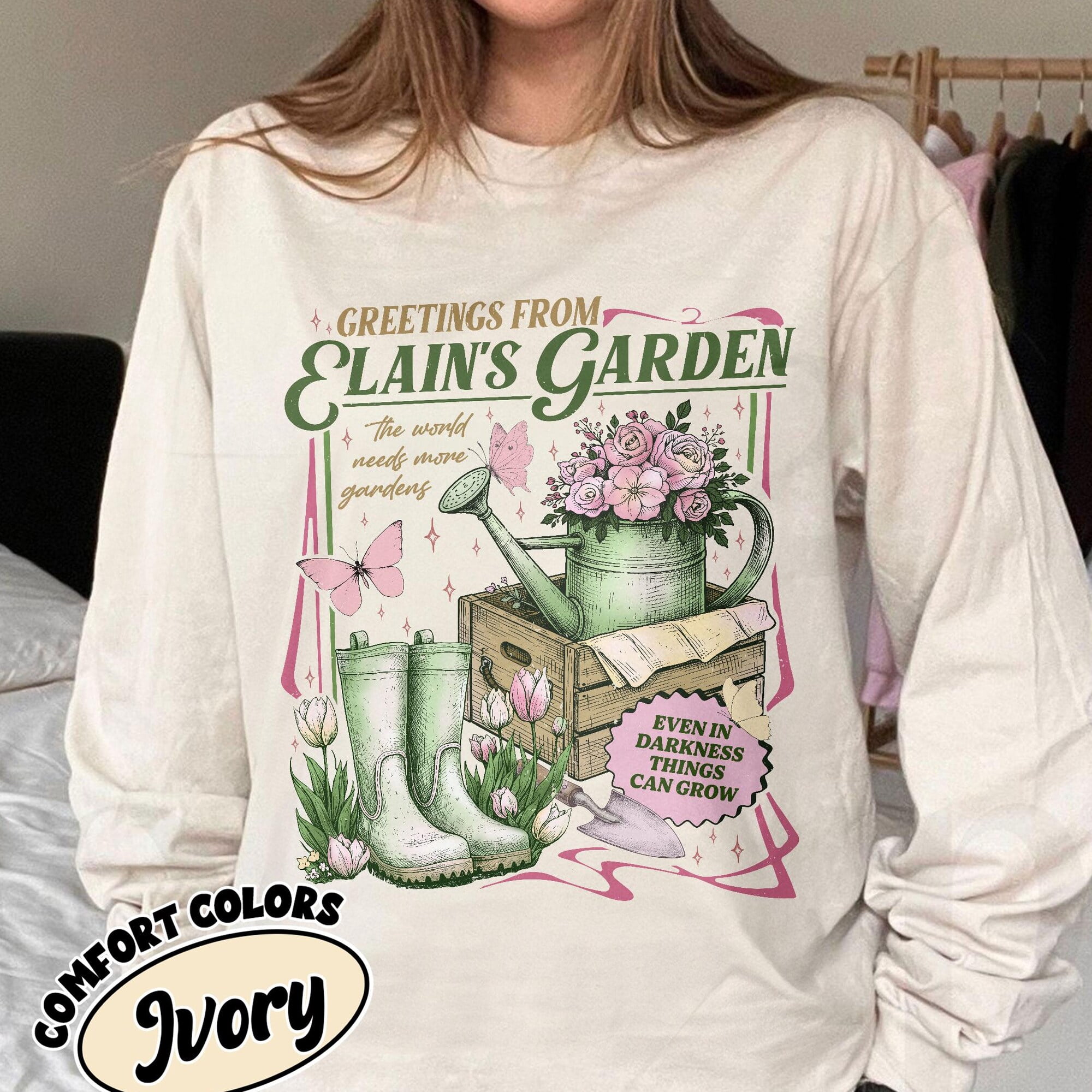 ACOTAR Elain 39 s Garden Shirt Bookish Tshirt SJM Fantasy Book Merch ...
