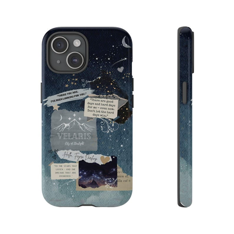 ACOTAR Inspired Fantasy Sky Phone Case Book Lover Celestial Art with ...