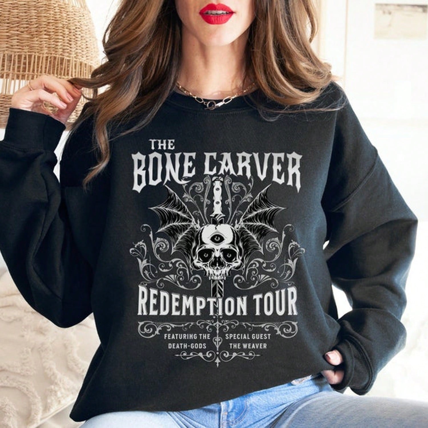 ACOTAR Sweahirt RH1and SJM Merch ACOTAR Velaris Sweahirt Acotar Merch ...