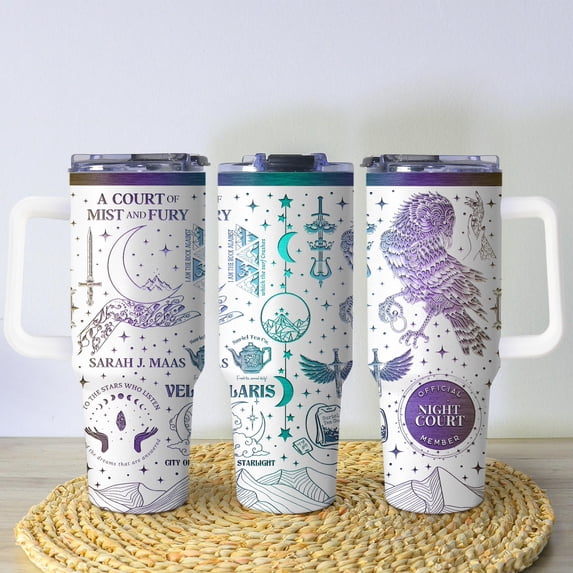 ACOTAR Tumbler, Night Court Coffee Cup, A Court of Mist and Fury Mug ...