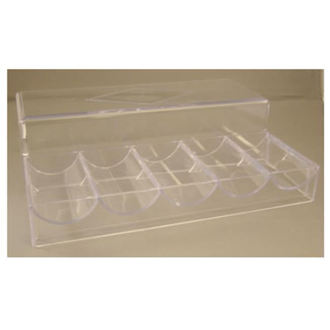 ACP-0018 Acrylic Chip Tray WITH Lid - Walmart.com