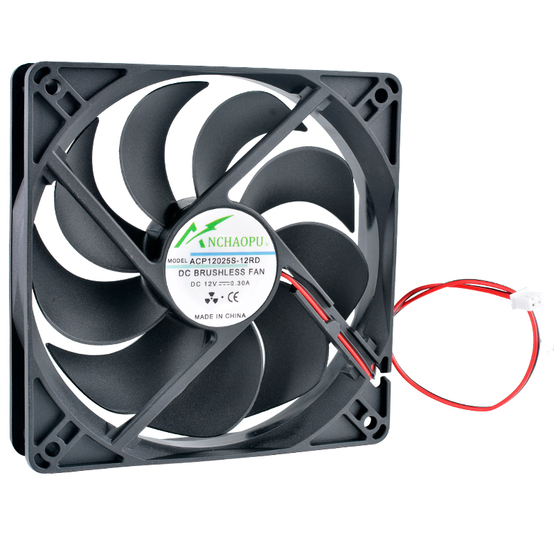 ACP12025S 12cm 120mm fan 120x120x25mm DC12V 0.30A 2000rpm High speed ...