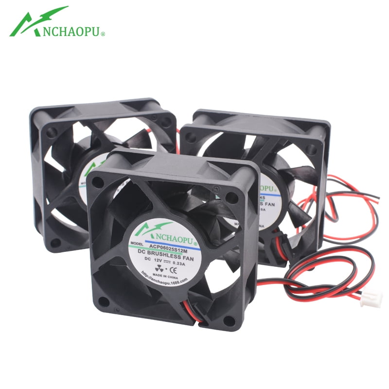 ACP6025S 6cm 60mm fan 60x60x25mm DC5V 12V 24V USB 2pin Cooling fan for ...