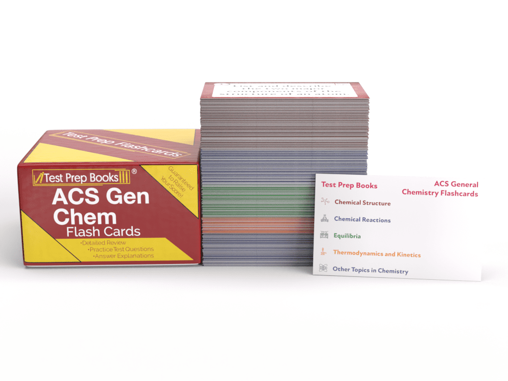 ACS General Chemistry Flashcards: ACS Test Prep Flash Cards for the ...