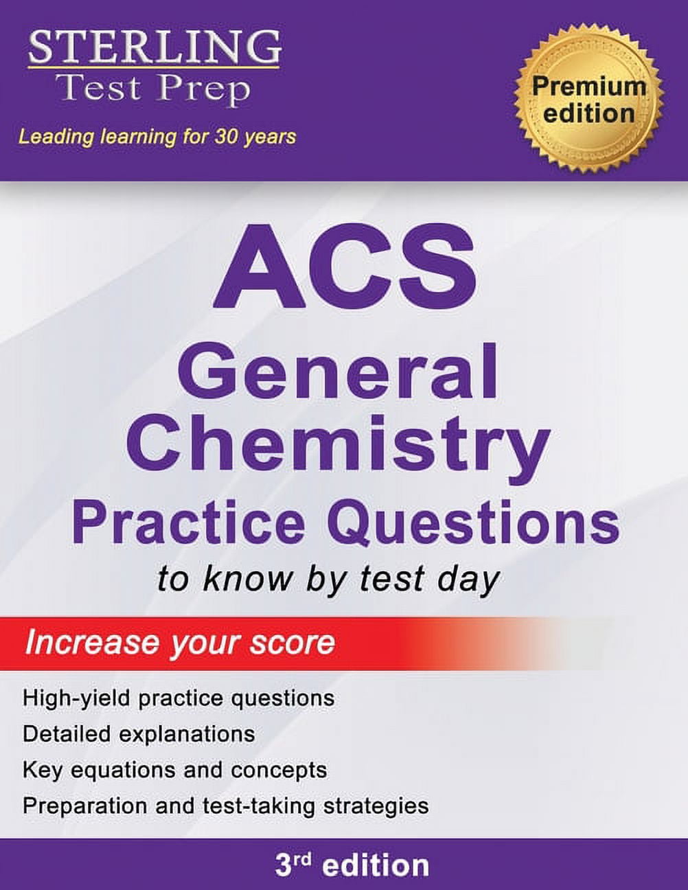 ACS General Chemistry: High Yield Practice Questions, ACS Examination ...