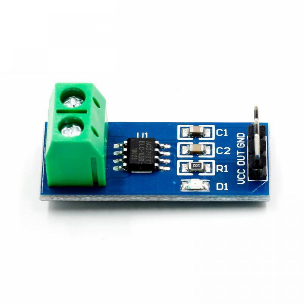 ACS712 Hall Current Sensor Module 5A 20A 30A ACS712ELC Range Hall Current Sensor Modules For ...