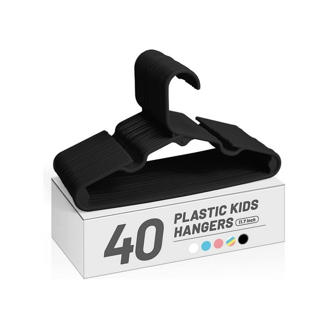 ACSTEP 40 Pack Infant & Newborn Hangers, Durable Plastic, Space-Saving ...