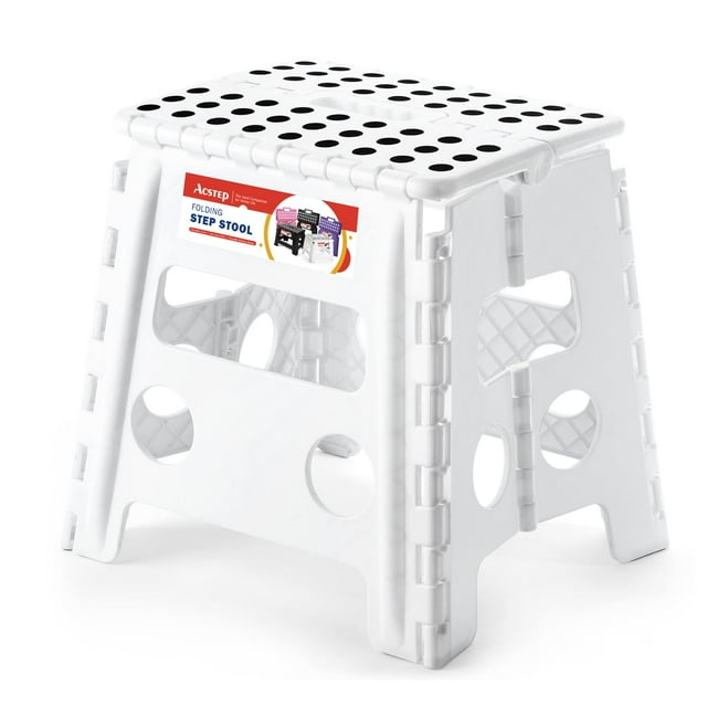 ACSTEP Folding Step Stool 13'' Tall Kids Step Stool Plastic Step Stools ...