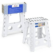 Mainstays One Step Folding Step Stool, Black Plastic - Walmart.com