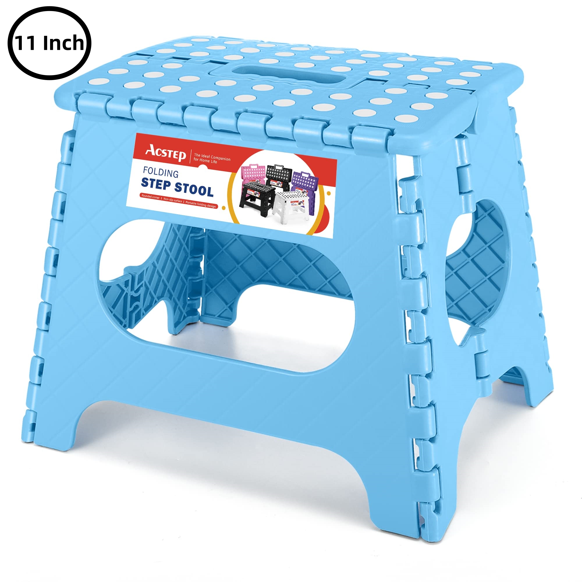 Expressions Step Stool - Light Blue - Walmart.com
