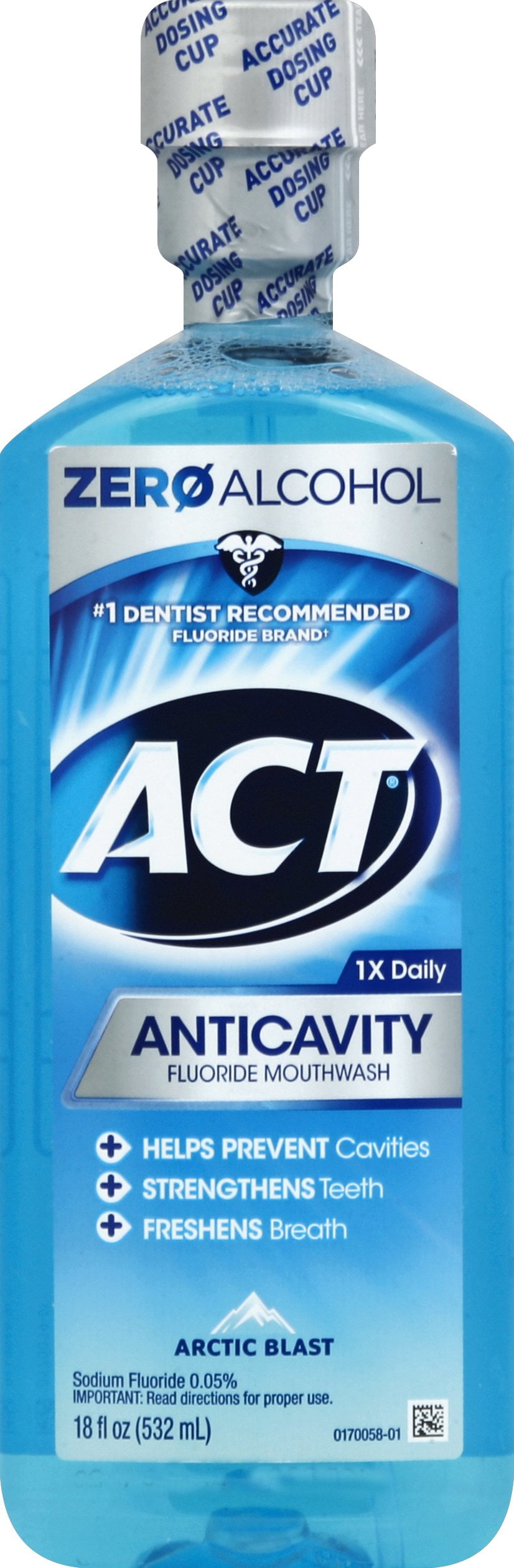 Alcohol-Free Arctic Blast ACT Mouthwash, 18 fl. oz Nepal | Ubuy