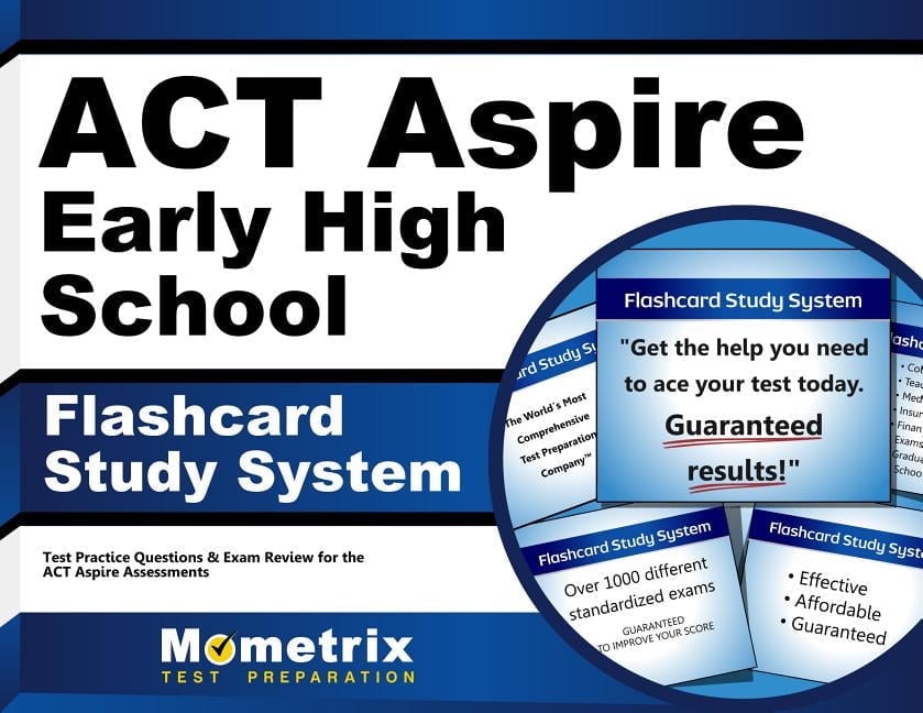 ACT Aspire Early High School Flashcard Study System : ACT Aspire Test ...