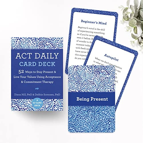 Pre-Owned ACT Daily Card Deck: 52 Ways to Stay Present and Live Your ...