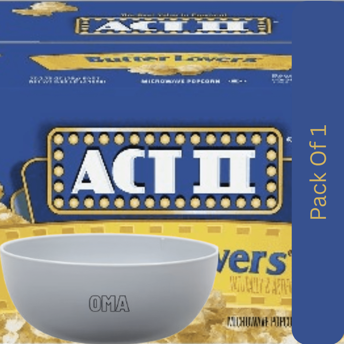 ACT II Butter Lovers Microwave Popcorn, Rich Buttery Flavor, 2.75 oz ...