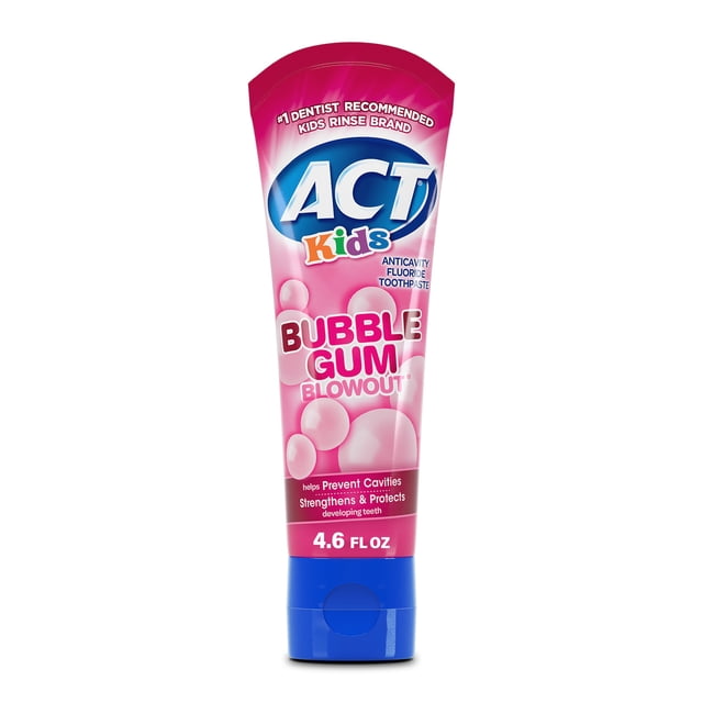 ACT Kids Bubble Gum Paste - Organic gel for pharmacies - Walmart ...