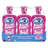 By ACT, Kids Bubblegum Blowout Anti Cavity Rinse, 16.9 oz, 3pk ...