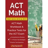 ACT Math Prep Book 2018 & 2019 : ACT Math Workbook & Practice Tests for ...
