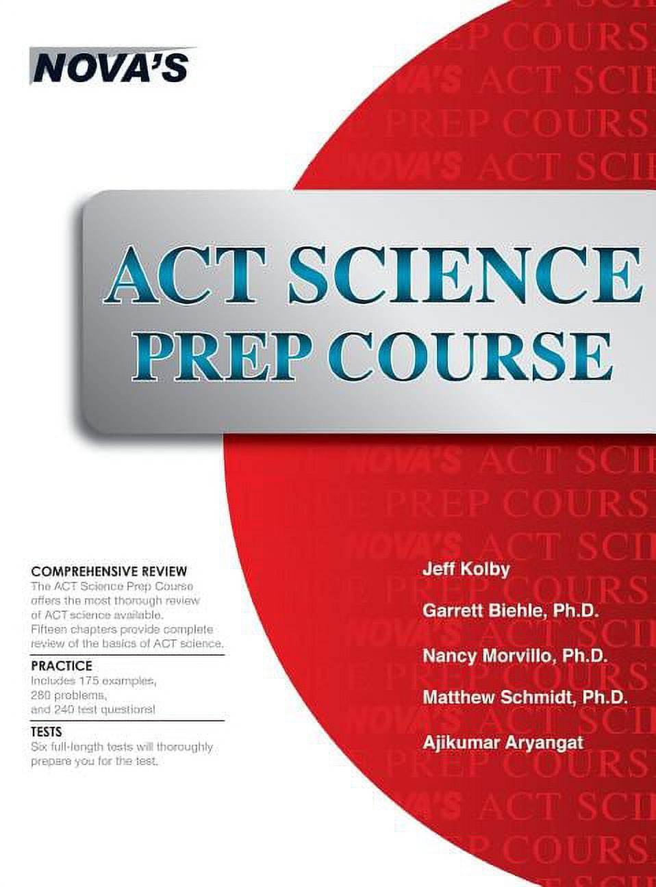 ACT Science Prep Course : 6 Full-Length Tests! (Hardcover) - Walmart.com