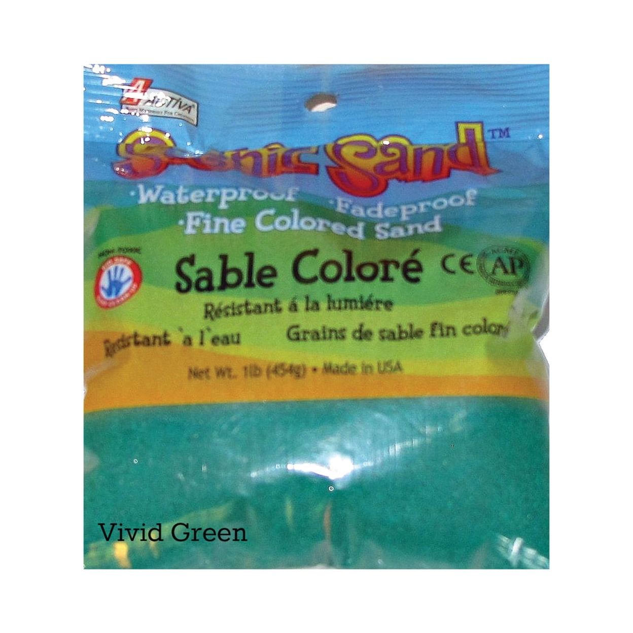 ACTÍVA 1 lb. Bag of Vivid Green Colored Sand - Scenic Sand - Walmart.com