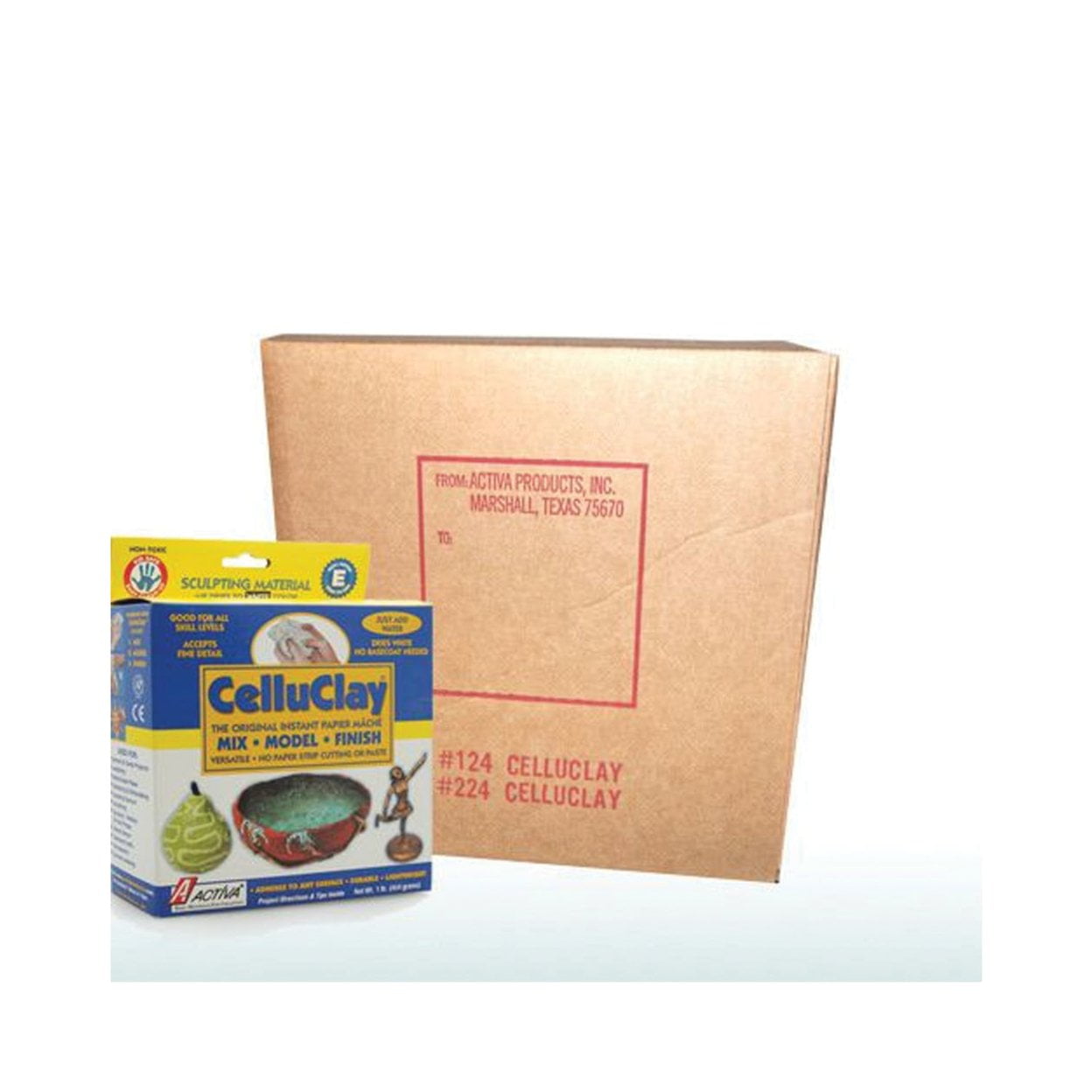 Activa CelluClay Instant Papier Mache, 24 Pound White - Walmart.com