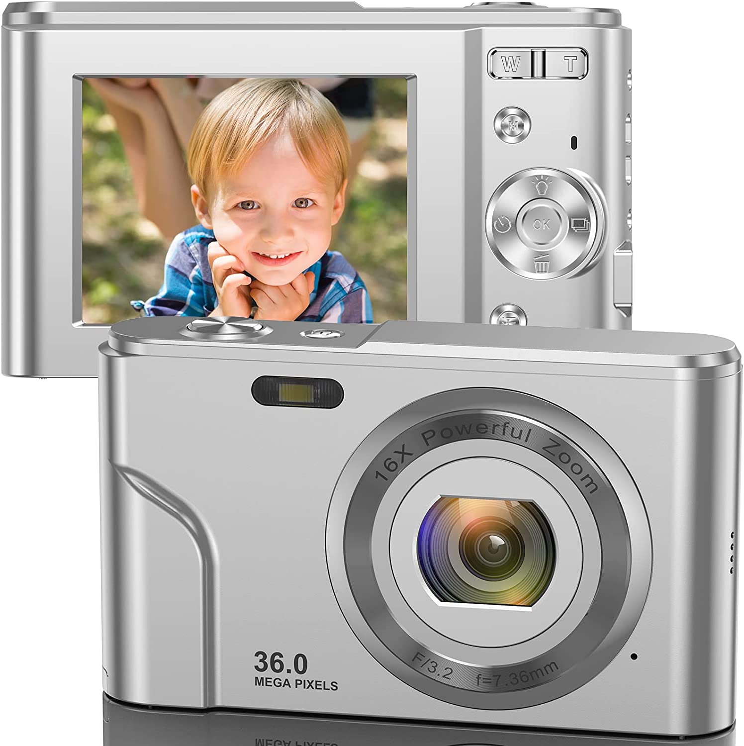 ACTITOP Digital Camera for Kids,1080P FHD Digital Camera 36MP LCD ...