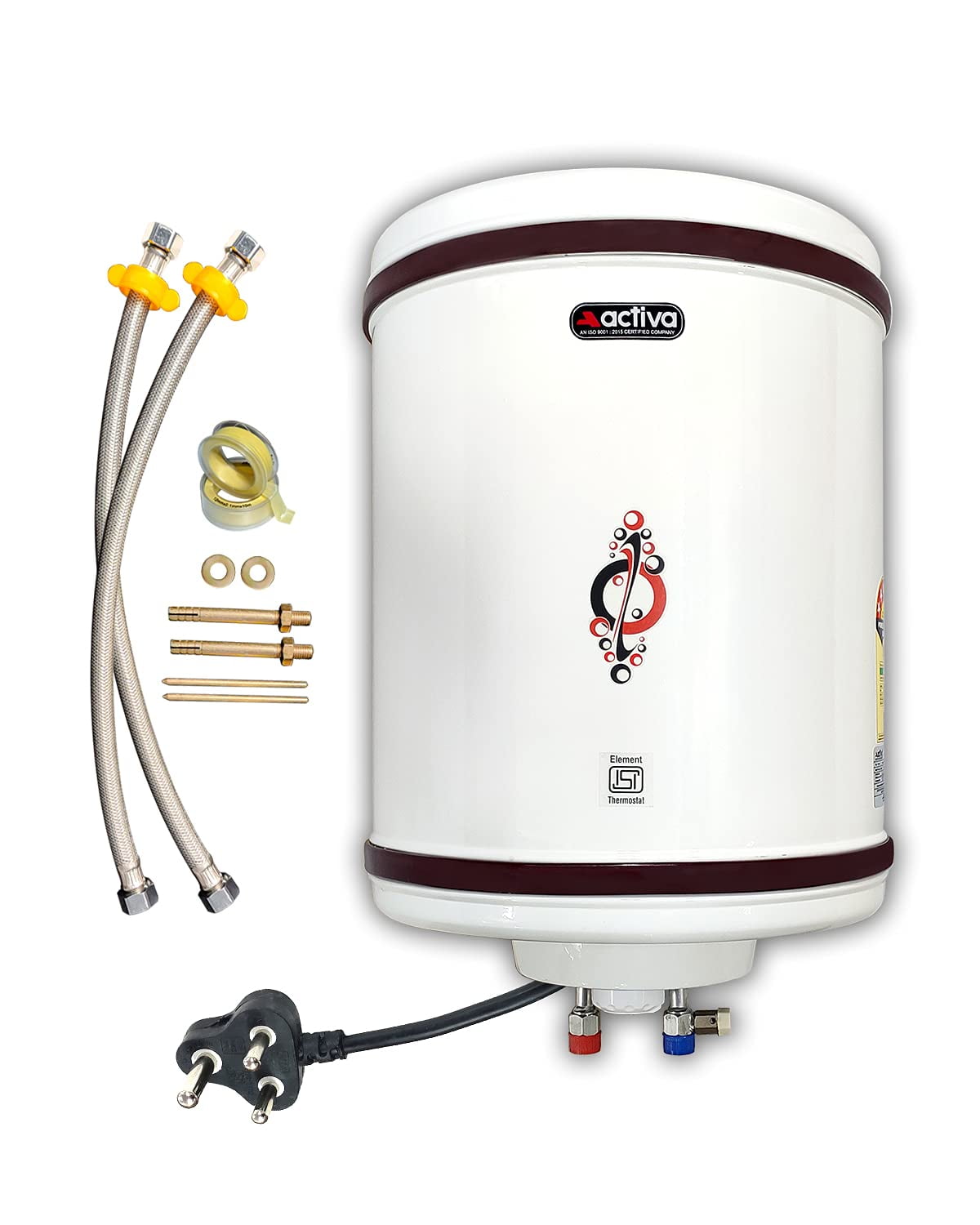 ACTIVA Storage 15 LTR Storage 2 KVA 5 Star Hotline Geyser Special Anti Rust Coating Metal Body ...