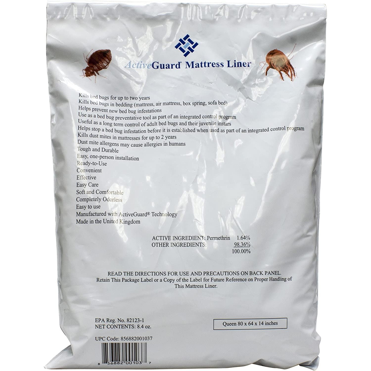 ACTIVE GUARD LINER QUEEN - Walmart.com