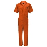 ACTIVE UNIFORMS Coveralls Workwear Men Short Sleeve Coveralls (Orange ...