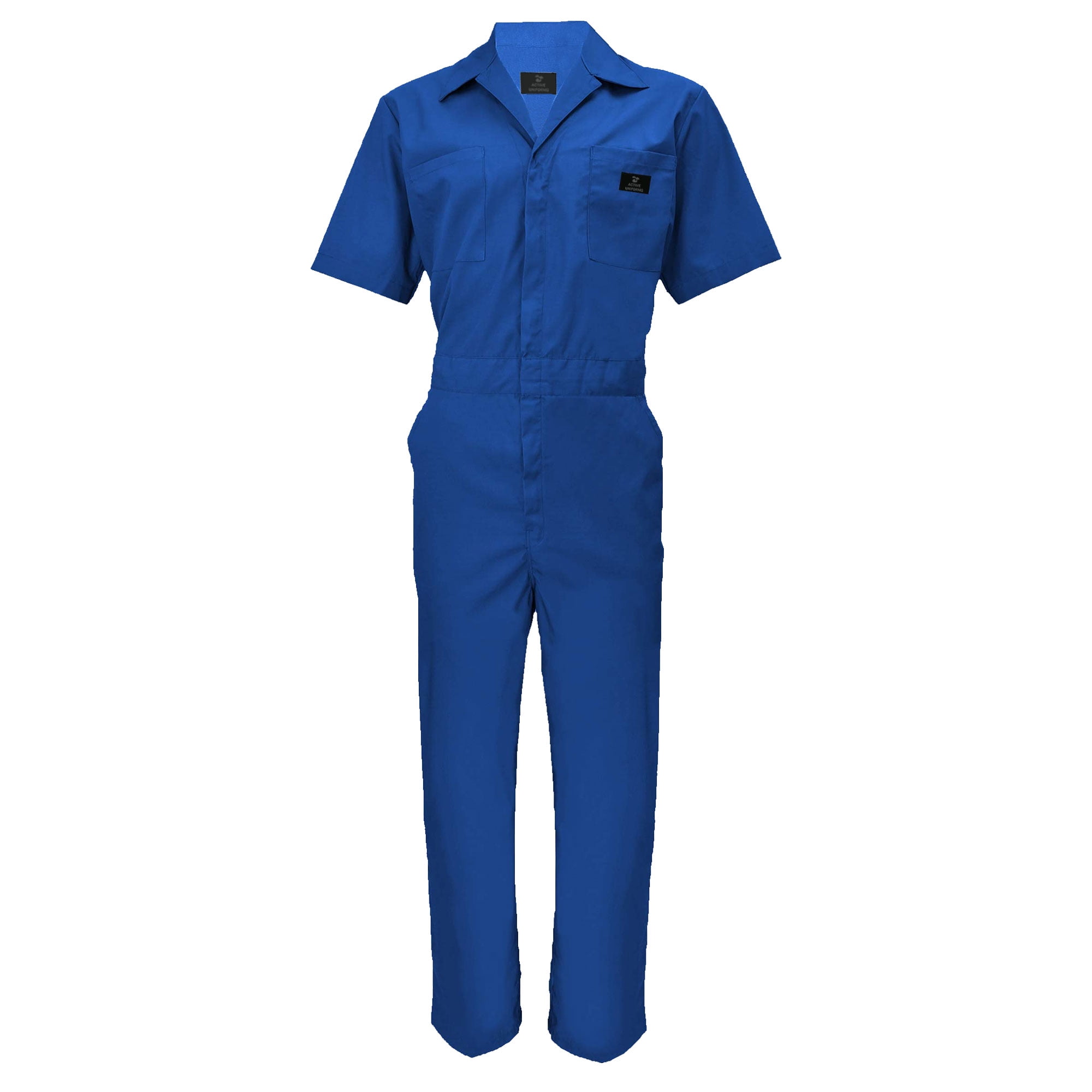 ACTIVE UNIFORMS Coveralls Workwear Men Short Sleeve Coveralls (Royal ...