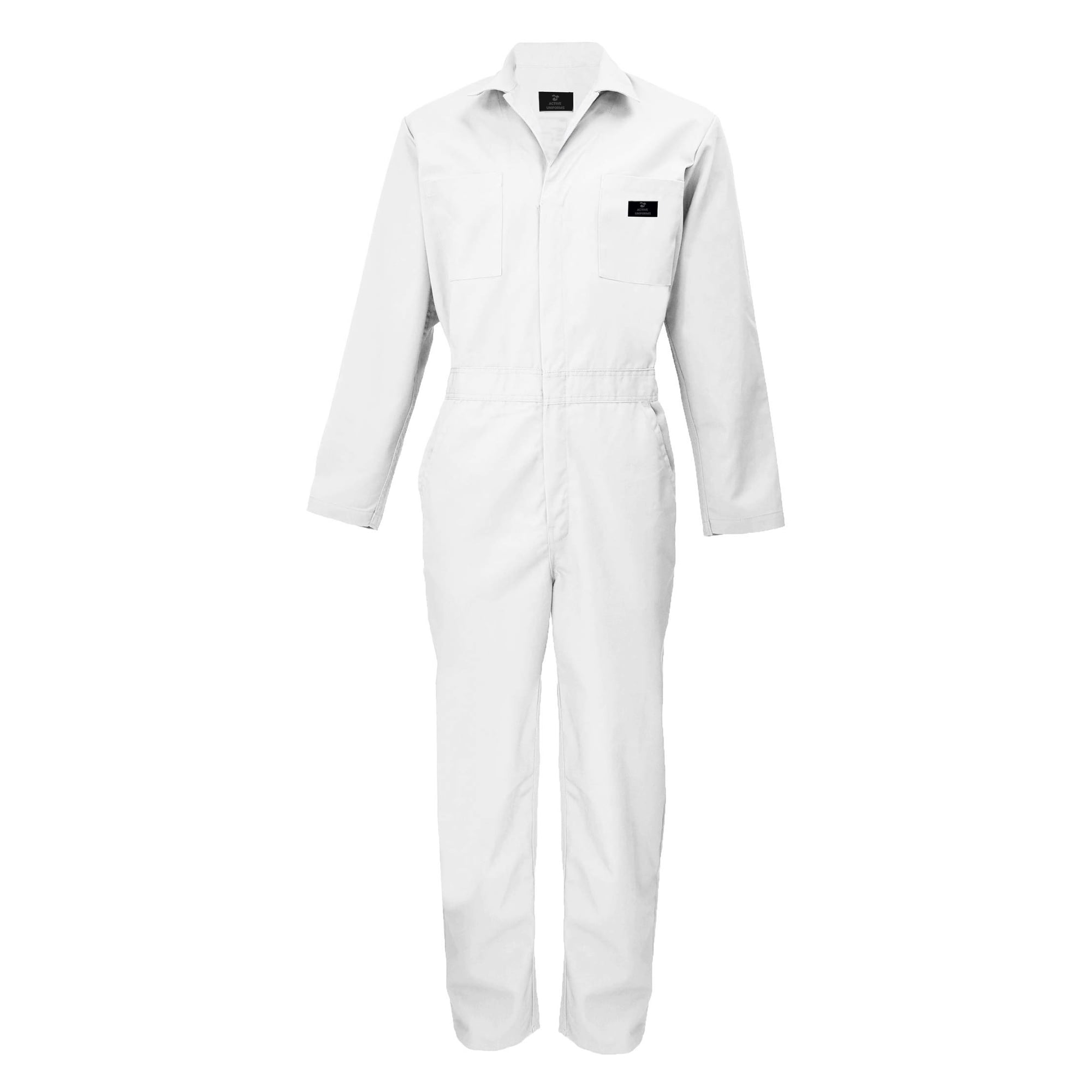 ACTIVE UNIFORMS Overall Workwear Men Long Sleeve Coveralls (White, 4X ...