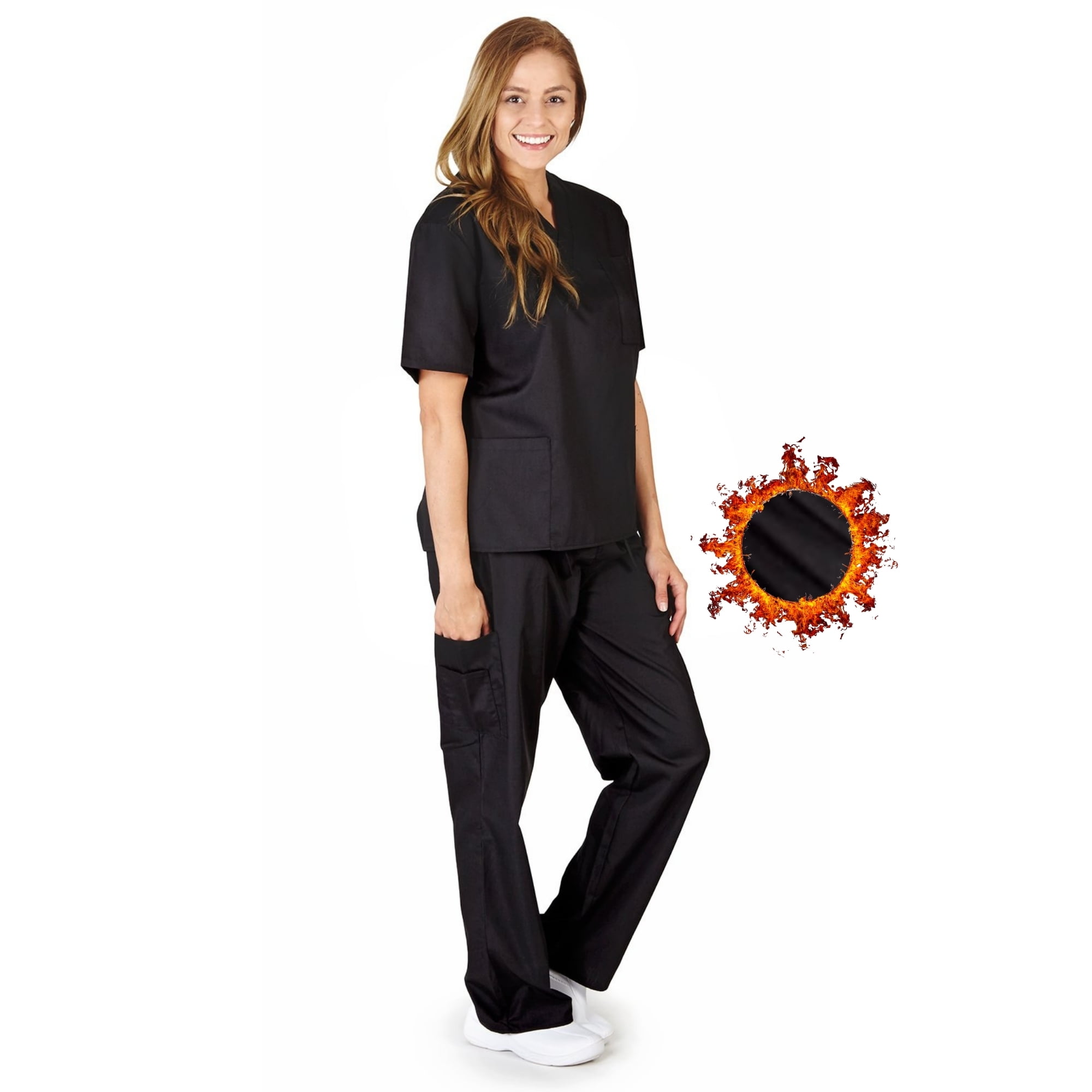 ACTIVE UNIFORMSWomen's Scrub Sets, Scrub Top and Pants. Run Large ...