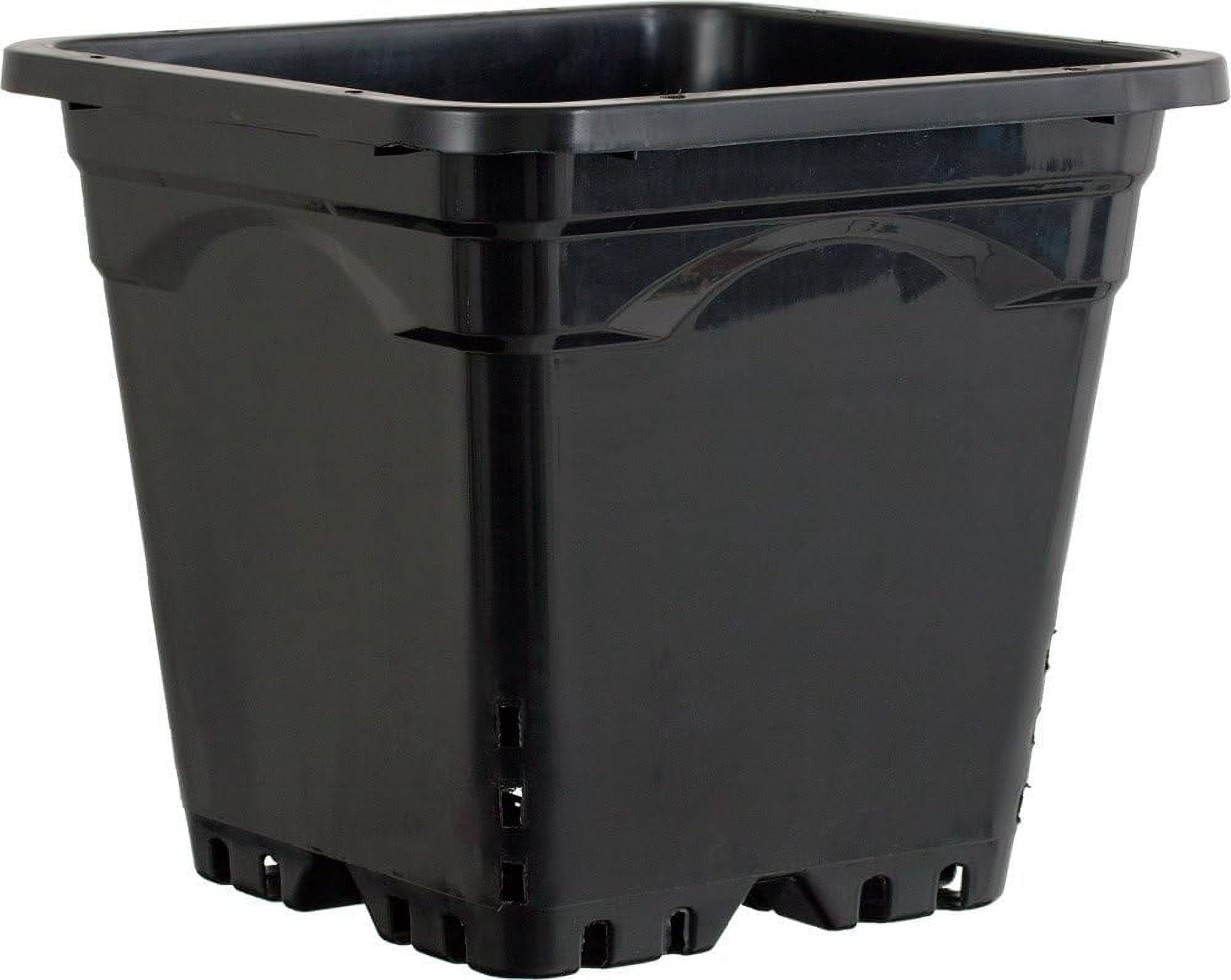 ACTIVEAQUA Hydrofarm HG12X12SB Pack 12" X 12" Black, 12" Tall, Case of ...