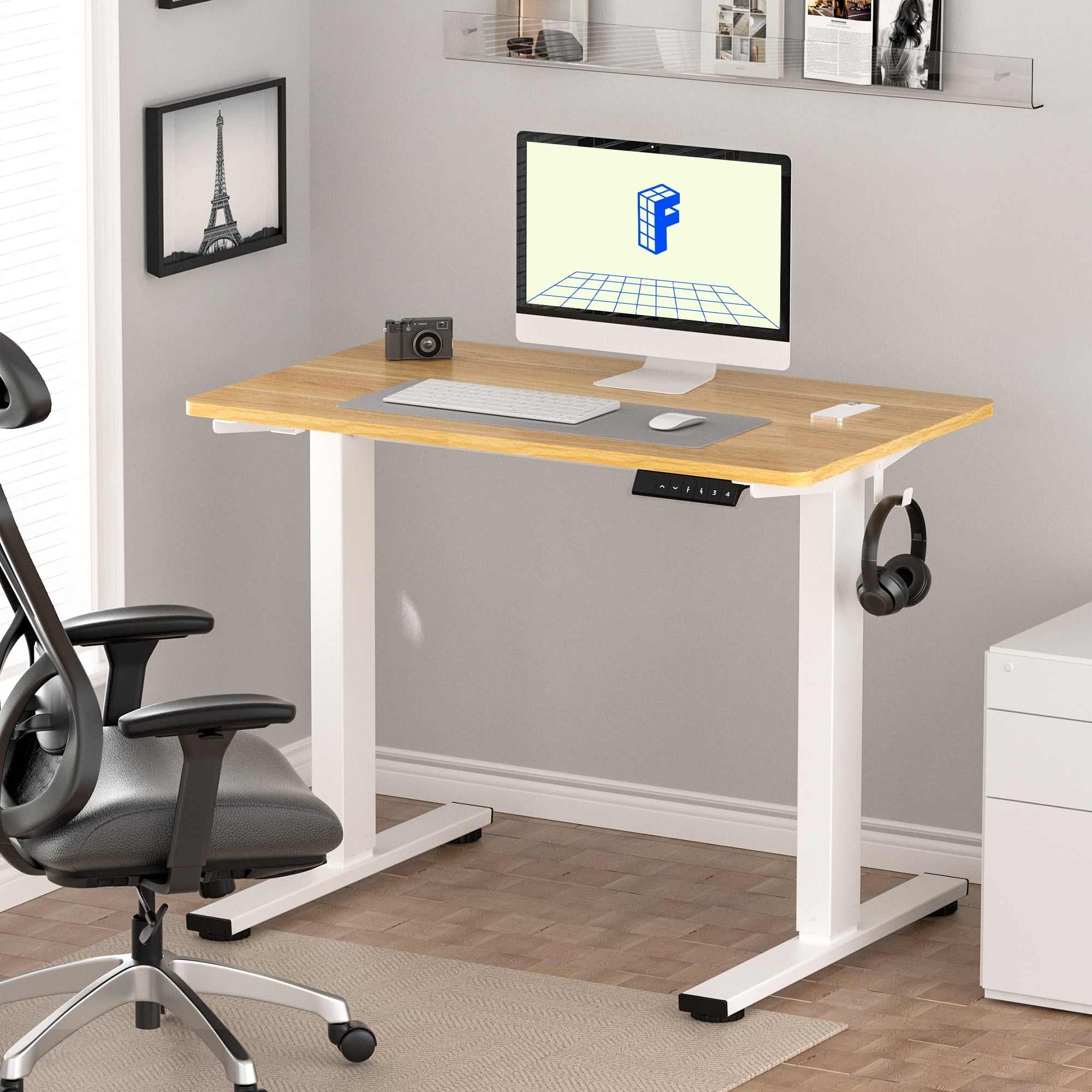 "ACTIVESEAT 40""X24"" Ergonomic Electric Height Adjustable Home Office ...