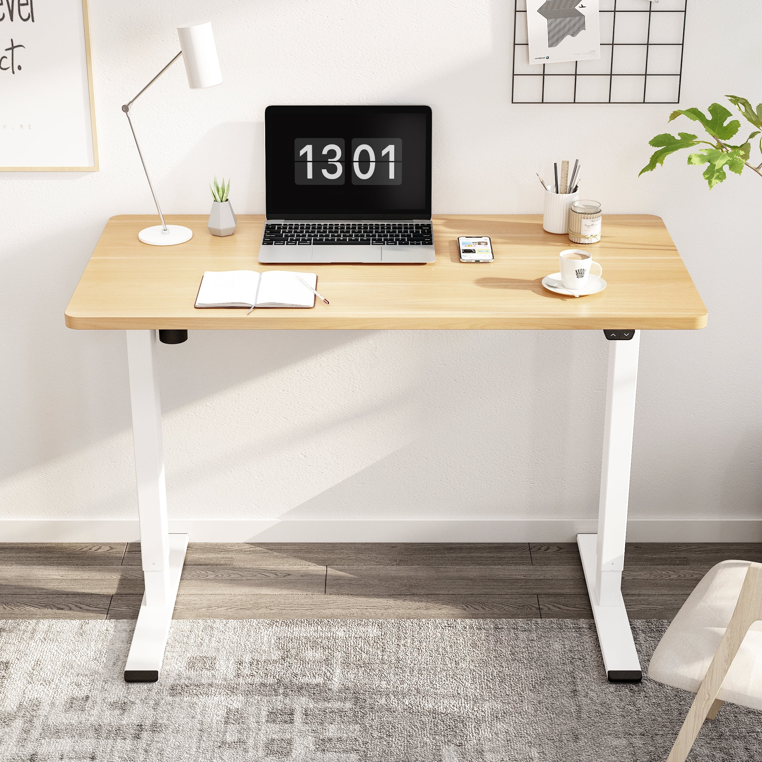 ACTIVESIT 40"x24" Ergonomic Home Office Electric Height Adjustable Desk ...