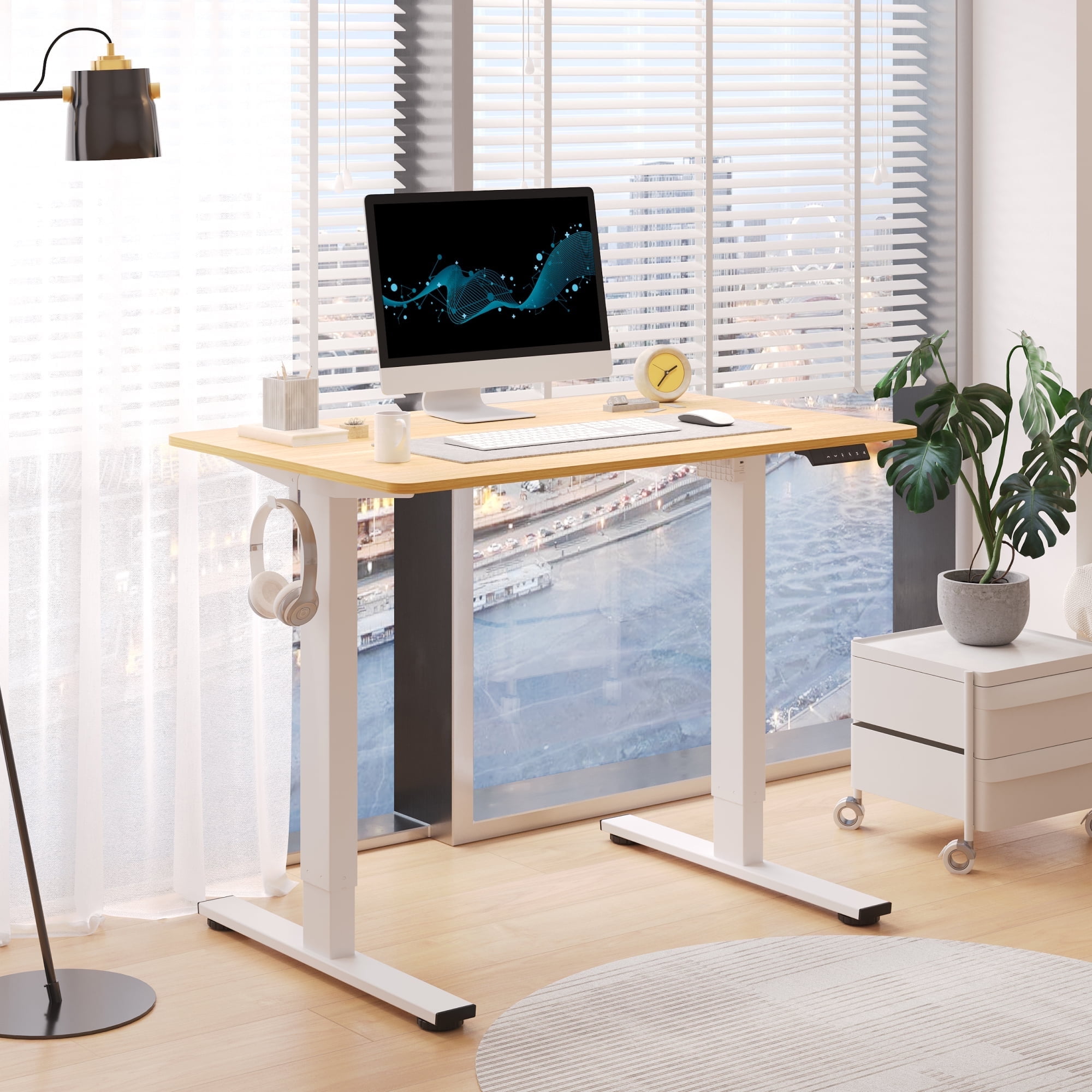 ACTIVESIT 40"x24" Whole-Piece Desktop Height Adjustable Standing Desk ...